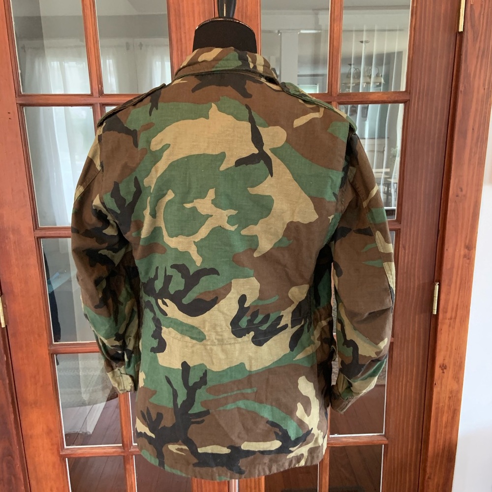 Us Military M-65 Camo Cold Weather Field Jacket - Gem
